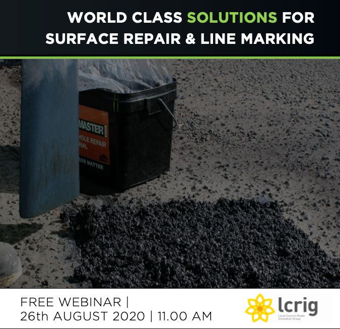 FREE WEBINAR: World Class Solutions for Surface Repair & Line Marking ...