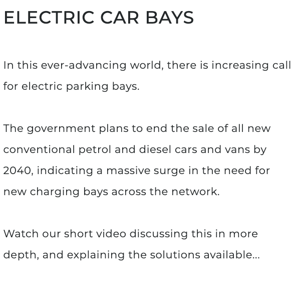 Electric Car Bay Specialist Solutions – Meon-UK