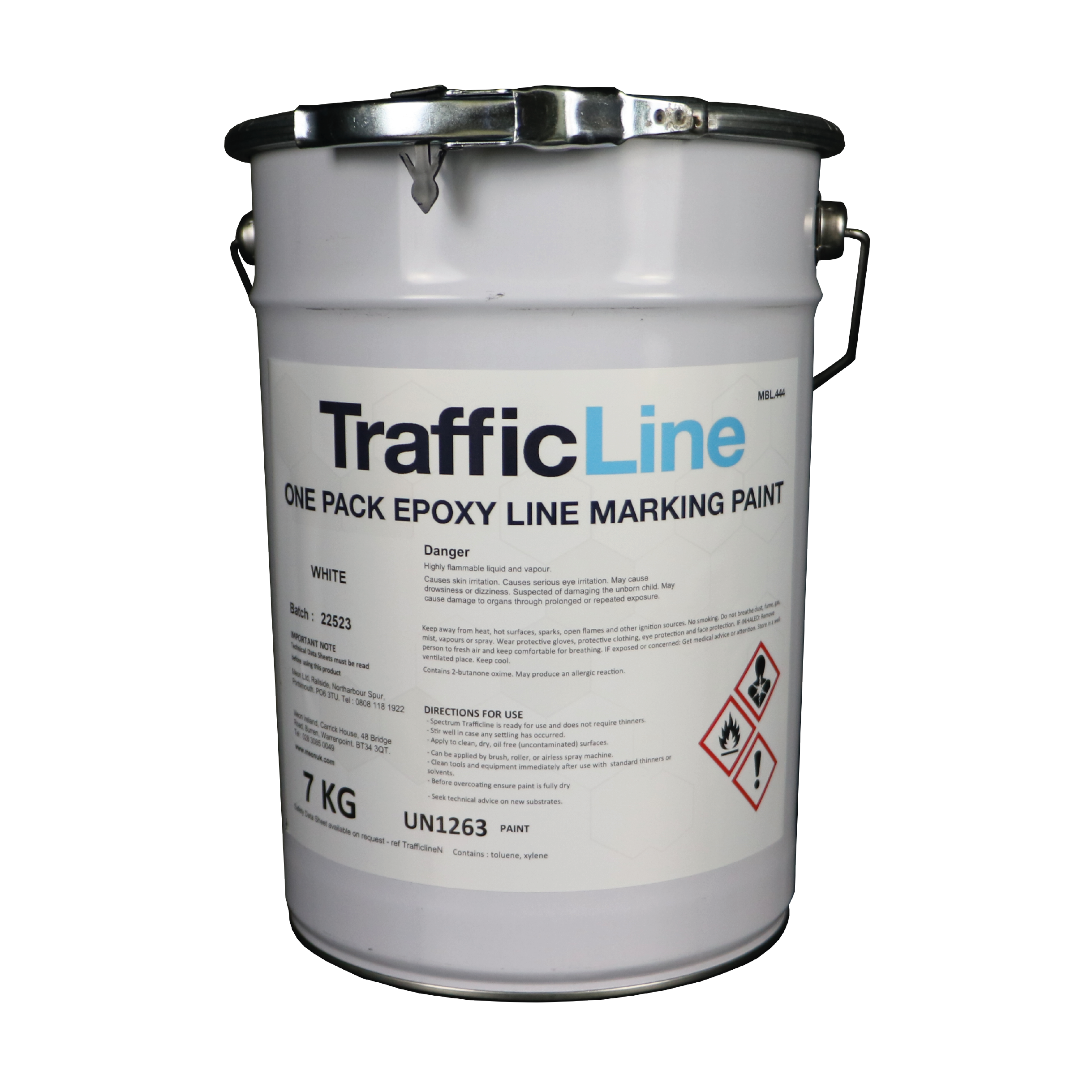 TrafficLine X410 Solvent Based Epoxy Line Marking Paint 7kg – Meon-UK
