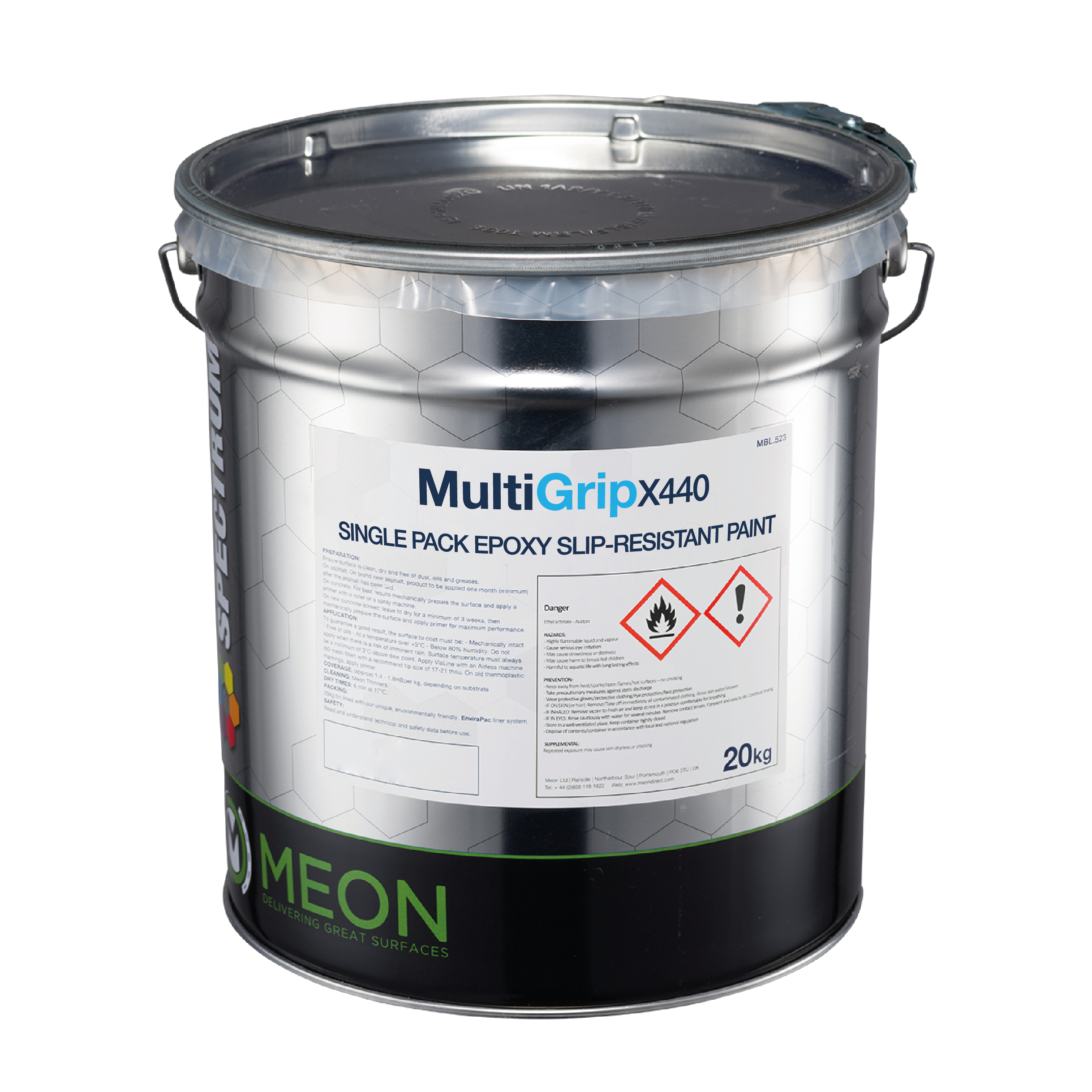 Spectrum MultiGrip X440 7kg Solvent Based Slip Resistant Surface Coati ...