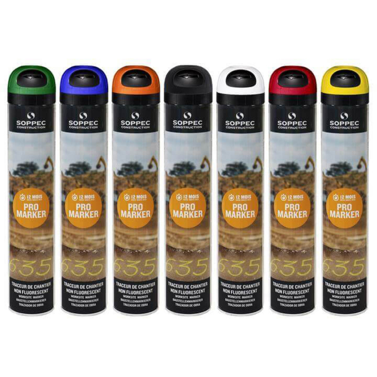 Promarker Aerosol Paint with Safety Cap 750ml – Meon-UK