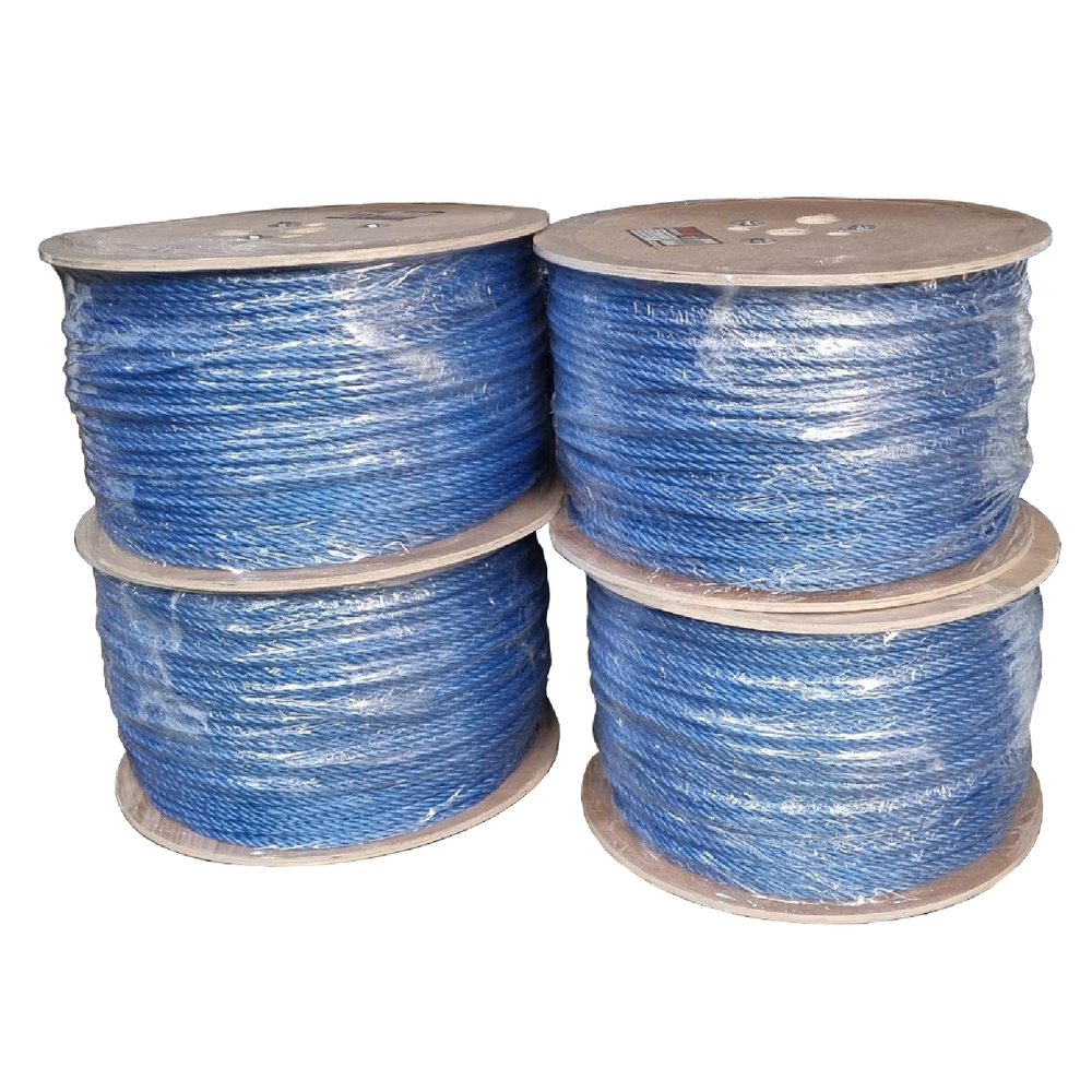 Rope Polypropylene Blue 6mm x 500m (drum) – Meon-UK