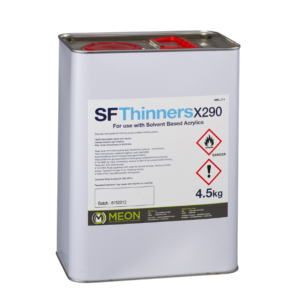 Spectrum SF Thinners X290 Toluene-free Acrylic Paint Dilutant 4.5kg ...