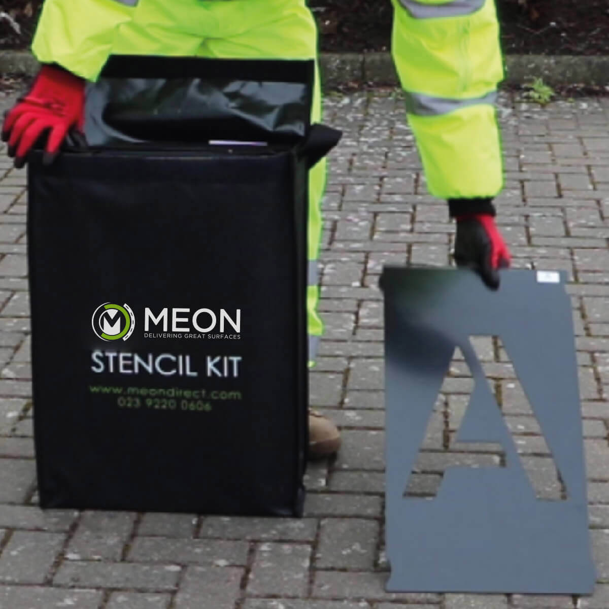 Black Plastic Stencil Kit (A-Z & 0-9) - 300mm – Meon-UK